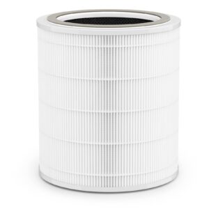 fmdzfl core 400s replacement filter, compatible with levoit core 400s, part# core 400s-rf, white, 1 pack.