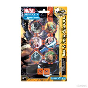 marvel heroclix: x-men x of swords dice and token pack