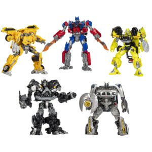 transformers toys studio series movie 1 15th anniversary multipack with 5 action figures - ages 8 and up (amazon exclusive)