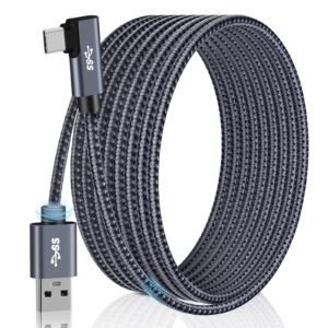 electop 20ft/6m link cable for oculus quest 2/ quest 1, usb c 3.2 gen1/ 5gbps for oculus quest 2 link cable, fast charging & pc data transfer, compatible for oculus quest headset and gaming pc