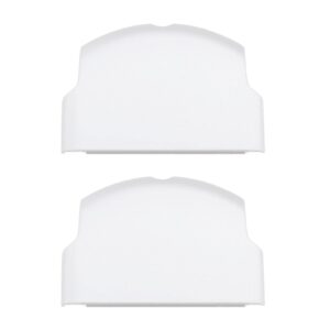 sing f ltd 2pcs replacement battery door covers cases protectors compatible with sony psp 2000 2003 2004 3000 3003 3004 white plastic console accessories