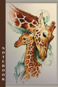 giraffe notebook: journal, dairy, composition notebook, a cute notebook for writing & notes (gift idea for girls and boys)