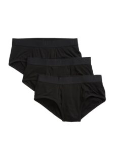 gap mens basic (3-pack) boxer briefs, true black, small us