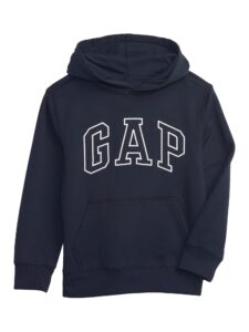 gap boys logo hoodie sweatshirt, blue galaxy, large us