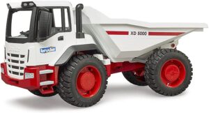 bruder 03415 dump truck red/white