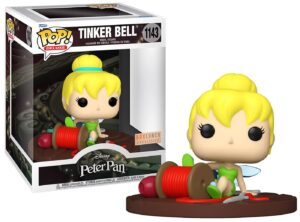 funko peter pan pop! deluxe vinyl figurine tinker bell on spool 9 cm