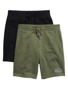 gap mens logo fleece shorts, multi, xx-large us