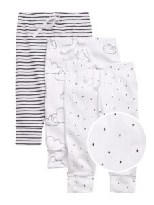 gap unisex baby first favourite pull-on pants leggings, oatmeal heather, 3-6 months us