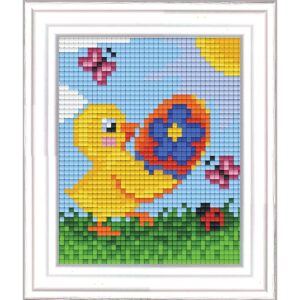 pixelhobby easter chick mosaic art kit