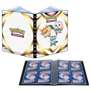 pokémon: sword and shield 4-pocket portfolio - ultra pro, holds & protects 40 single-loaded or 80 double-loaded trading cards