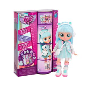 cry babies bff kristal fashion doll with 9+ surprises including outfit and accessories for fashion toy, girls and boys ages 4 and up, 7.8 inch doll