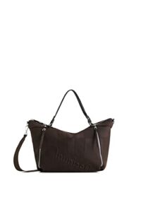 desigual accessories pu hand bag, brown