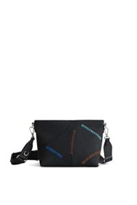 desigual accessories pu across body bag, black