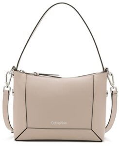 calvin klein quinn top zip shoulder bag