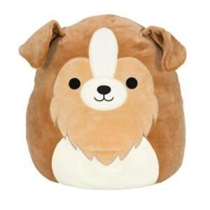 squishmallows official kellytoy plush 8 inch squishy soft plush toy animals (andres sheltie dog)