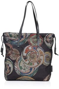 desigual accessories fabric shopping bag, black