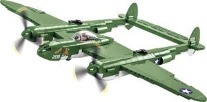 cobi historical collection: world war ii lockheed p-38 lightning (h) plane