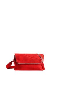 desigual accessories pu across body bag, red