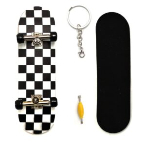 bmarlf wooden fingerboard alloy frame finger skateboards bearing wheel finger board fashion pattern finger boards 30mmx100mm