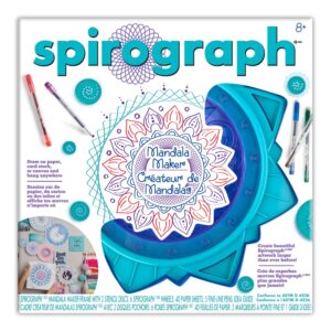 spirograph mandala maker - the easy way to make countless amazing mandala designs - design mandala art - ages 8+