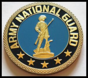 army national guard military challenge honor coin