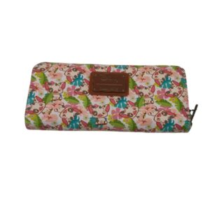 loungefly disney moana pua all over print zip around wallet