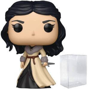 pop the witcher - yennefer funko vinyl figure (bundled with compatible box protector case)