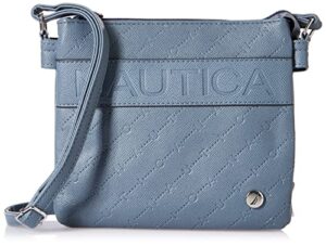 nautica womens nautica set a drift crossbody, chambray, one size us