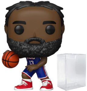 pop nba: nets - james harden (city edition 2021) funko vinyl figure (bundled with compatible box protector case)