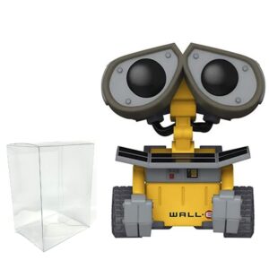 funko charging wall-e specialty series pop protector bundle – disney charging wall-e specialty series pop figurine 3.75 inch with clear plastic pop protector case