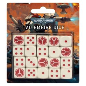 games workshop - warhammer 40,000 - warhammer 40,000: t'au empire dice set'