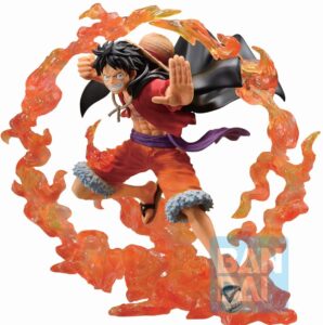 ichibansho figure - one piece - monkey d. luffy (duel memories), bandai spirits collectible statue