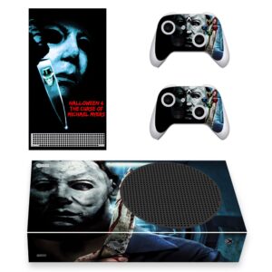 vanknight xbox series s slim console controllers horror skin decals vinyl stickers wrap for xbox series s console michael