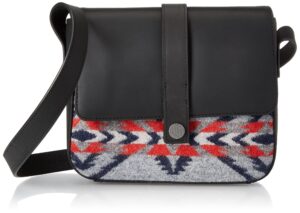 pendleton women's square crossbody, tecopa hills grey, one size