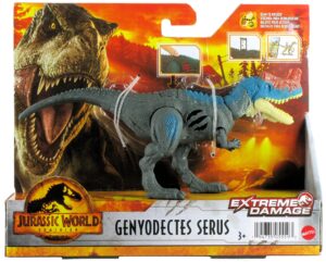 jurassic world dominion extreme damage genyodectes serus dinosaur action figure