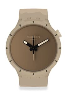 swatch big bold bioceramic desert unisex watch (model: sb03c101)