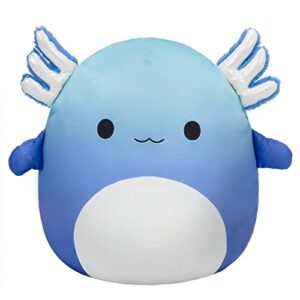 squishmallows original 12-inch miss vi blue axolotl - medium-sized ultrasoft official jazwares plush