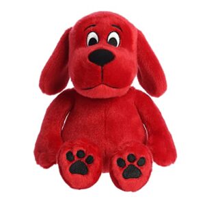 aurora® playful clifford® clifford stuffed animal - childhood nostalgia - lasting companionship - red 11 inches