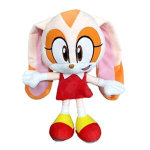 weershun plush toys, 10-12 inch series action figures plushies (cream the rabbit)