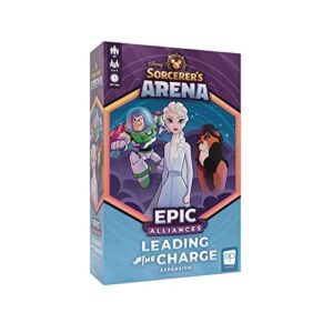 disney sorcerer’s arena: epic alliances leading the charge expansion | featuring buzz lightyear, scar, and elsa | officially-licensed disney strategy & family board game