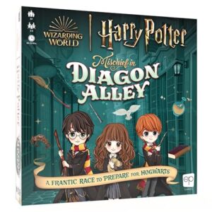 harry potter mischief in diagon alley | quick-rolling family dice game | artwork inspired by harry potter | perfect kids & family board game | officially-licensed harry potter game & merchandise