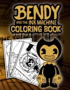 bendỵ and the Ịnk machịne coloring book: encourage creativity with one sided coloring pages featuring stunning illustrations about iconic scenes and characters for kids & adults