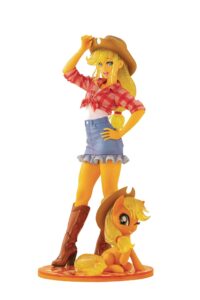 kotobukiya my little pony: applejack limited edition bishoujo statue, multicolor