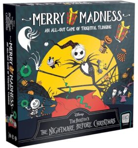 disney tim burton’s the nightmare before christmas merry madness | quick-rolling family dice game | great kids & family board game | officially-licensed merchandise