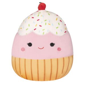 squishmallows 12-inch cupcake- add clara to your squad, ultrasoft stuffed animal medium-sized plush toy, official kellytoy plush