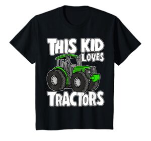 kids tractor kids lover farm boys girls this kid loves tractors t-shirt