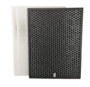 nrp replacement hepa filter set for winix air purifier hr900 1712-0093-00 filter t and 1712-0094-00 filter u, 1 hepa and 1 activated carbon