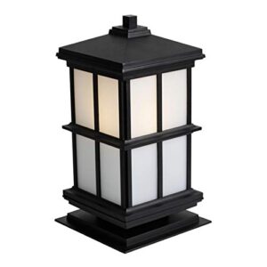 hnthy simple chinese style column head lamp led doorpost garden lamp waterproof super bright villa fence home door lamp