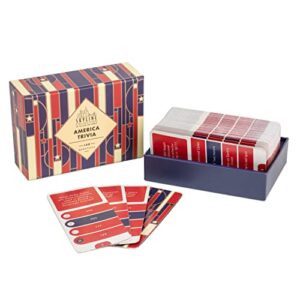 yellow cab games - america trivia, 140 question cards - game night entertainment for families & friends, 2+ players - test your knowledge with our unique skyline collection trivia sets