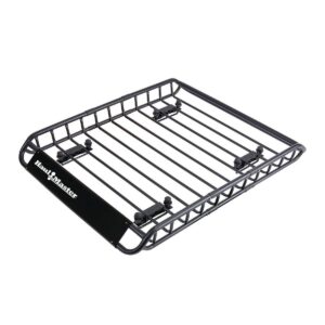 roof mounted steel cargo storage carrier 150 lb. capacity adds 10 square feet of storage